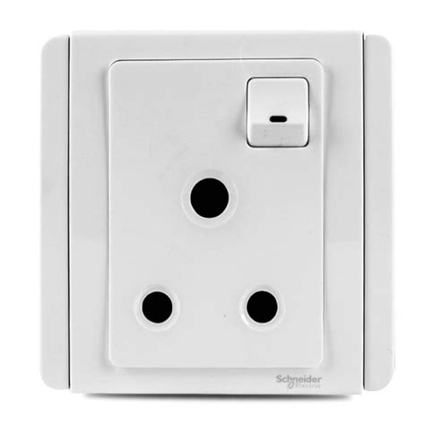 Neo 15a 3 Pin Round Switched Socket Powerhouse