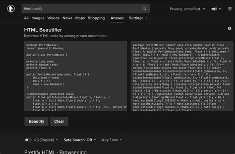Beautiful Coding Scrolller