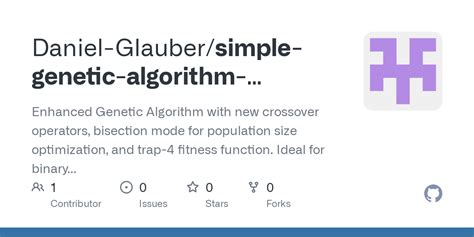 Github Daniel Glaubersimple Genetic Algorithm Enhanced A Python