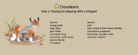 More Pretty Cats Featuring Mossmod Sprites R Clangen