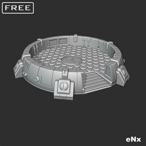 ⚔ Outpost Sci Fi ・free 3d File For 3d Printing・cults