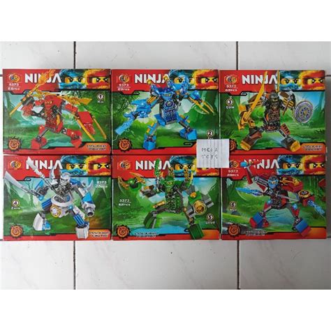 Jual Lego Robot Perang Ninjago 1 Set 6 Kotak Besar Lengkap Dengan Senjata Nya Shopee Indonesia