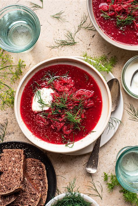 Vegetarian Borscht Occasionally Eggs