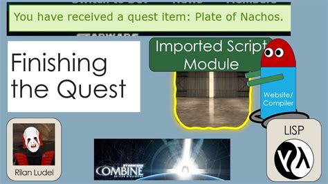 Modules Flash Message Finishing The Quest Swc Lisp Tutorial Youtube