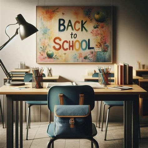 Empty Desk Premium Ai Generated Image
