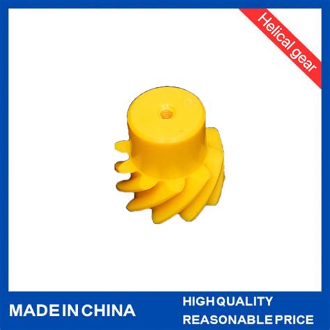 Plastic Gear Hobbing Small Modulus Gear Transmission Helical Gear And