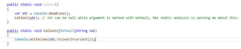 C Is It Possible To Get Analyzers To Understand Jetbrains Notnull