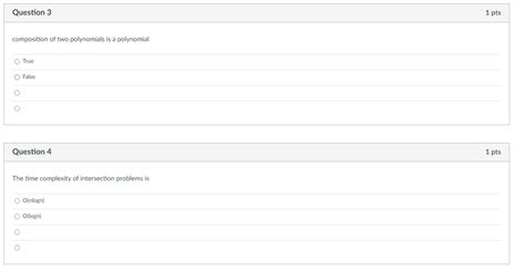Solved Question 3 1pts Composition Of Two Polynomials Is A
