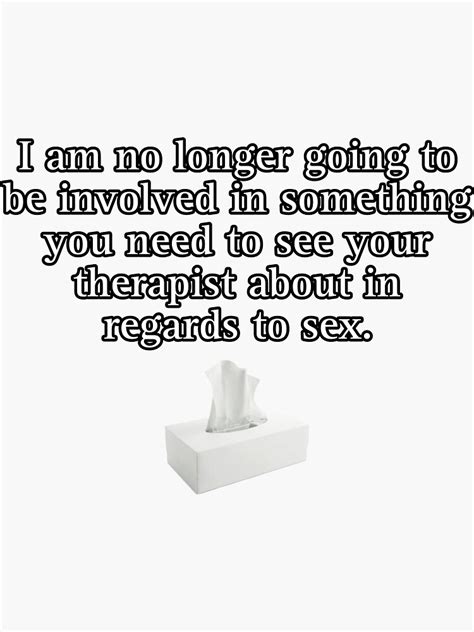 Sex Therapy Sticker For Sale By Venompansy Redbubble