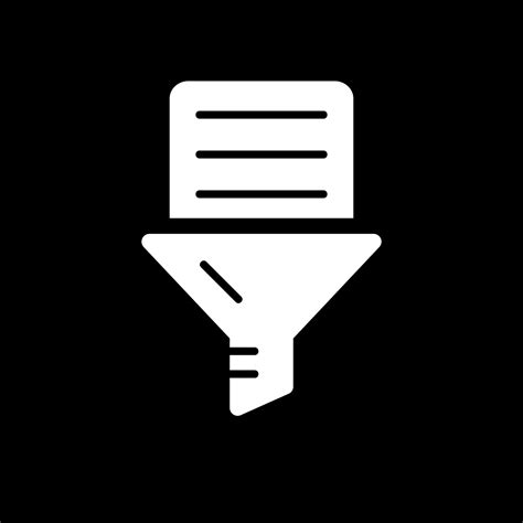 Data Filtering Vector Icon Design 20084785 Vector Art At Vecteezy