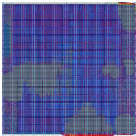 vlsi implementation layout of the 64k fft