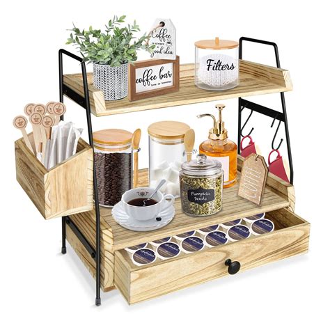 Elevate Your Coffee Experience With The Perfect Countertop Coffee Bar Shelf