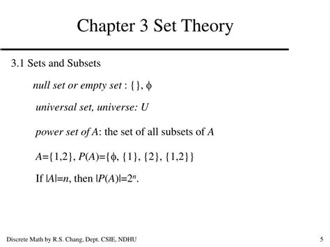 PPT Set Theory PowerPoint Presentation Free Download ID 2398274