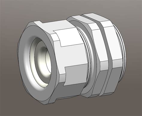 Pg Cable Glands 3d Cad Model Library Grabcad 56 Off