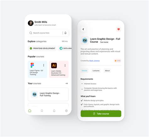 E Learning Course Mobile App Design By Zakariya Buhari On Dribbble