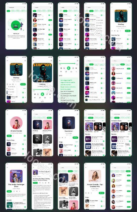 含160屏手机端在线音乐流播放react Native Cli Ui源码无后端 云创源码