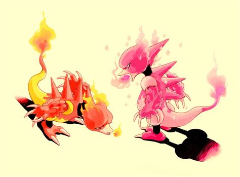 Magmar Pokemon And 1 More Drawn By Fleebites Danbooru