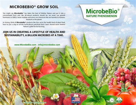 Booklet Microbial Fertilizer Organic Fertilizer Usa