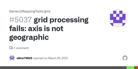 Grid Processing Fails Axis Is Not Geographic · Issue 5037
