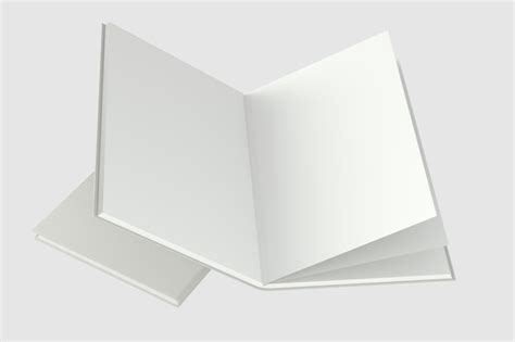 premium photo the blank opening notebook background 3d rendering