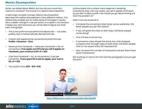 Metrics Decomposition Blitzmetrics