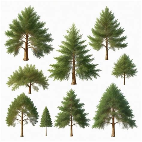 A Collection Of Trees From The Collection Of The Three Different