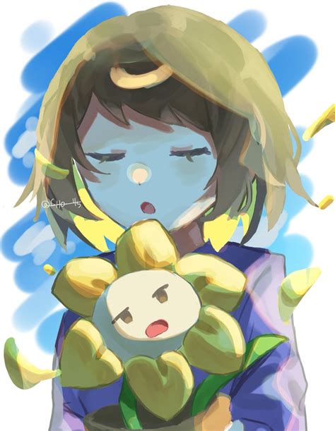 Flowey Flowey The Flower Frisk Undertale Undertale Cho Artist