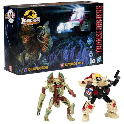 Transformers Collaborative Jurassic Park X Transformers Toys Dilophocon