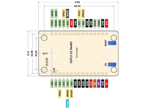 Nodemcu Esp32 Nodemcu32 Esp32 C2 Esp8684 2mb Ch340 30pin Pcb