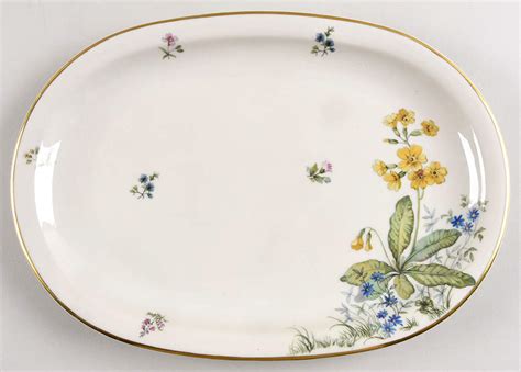 Meadow Flowers 12 Oval Serving Platter By Franconia Krautheim