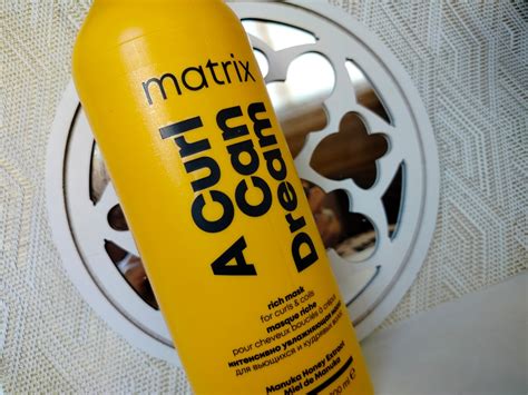 Палитра месяца увлажняющая маска для волос Matrix A Curl Can Dream Manuka Honey Rich Mask
