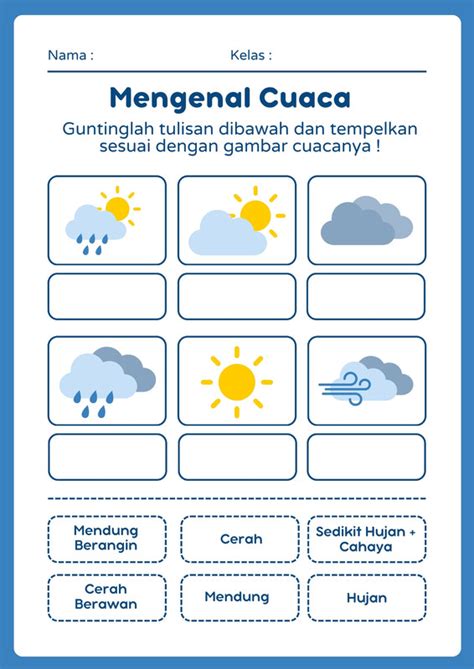 Gratis Desain Contoh Cuaca Canva