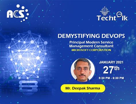 Accs Techtalk On Demystifying Devops Accs