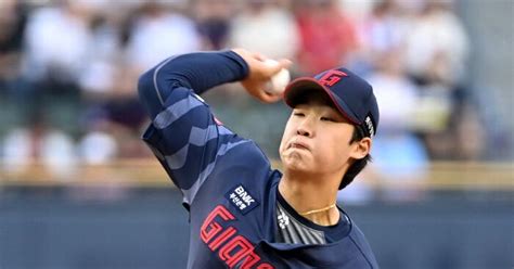 포토 롯데 선발투수 이민석의 역투