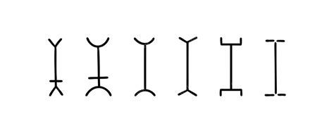 premium vector set of typing cursor symbols simple test insert marker