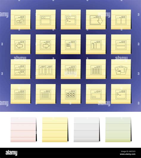 Application Programming Server And Computer Icons Vector Icon Set 2 Stock Vector Image And Art