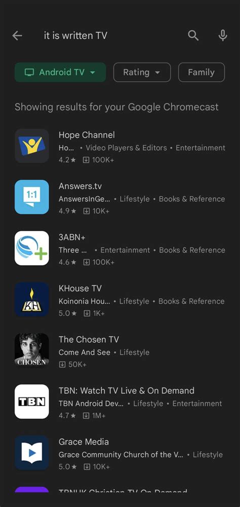 Kotlin Android Tv App Does Not Appear In Search Results On Android Tv Stack Overflow