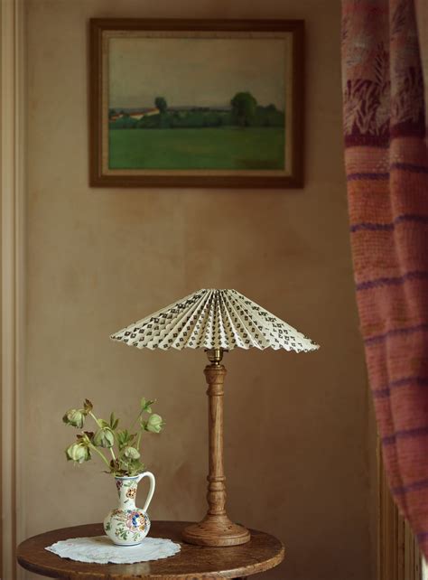 Edwin Oak Table Lamp Light Oiled Rowen And Wren