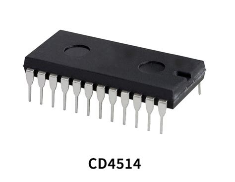 Cd4514 4 Bit Latch 4 16 Line Decoder Datasheet