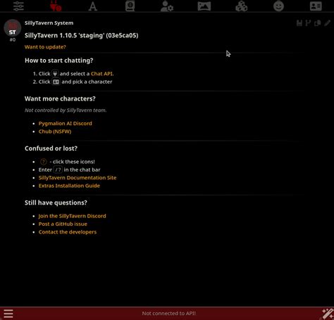 Silly Tavern Features R Sillytavernai