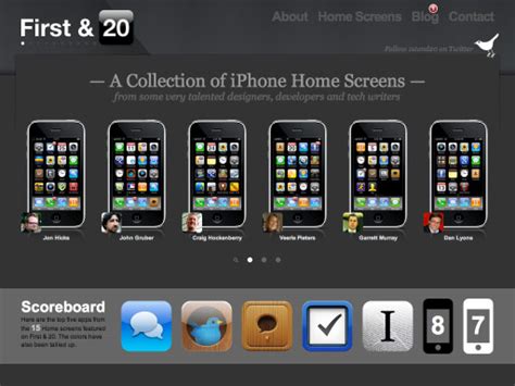 iPhone风格的网站界面设计欣赏 PS教程网