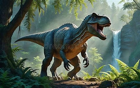 Jurassic Park World Of The Dinosaures Stock Illustration