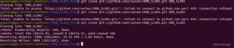 ubuntu系统下git push时出现问题 git clone Failed to connect to github port