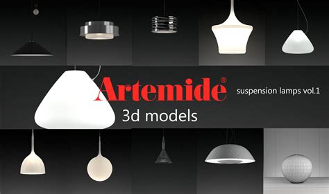 Artemide Suspension Lamps Collection Volume 1 3d Model 35 Max Obj Unknown Free3d