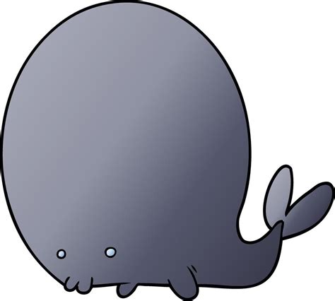 Cartoon Whale Character 12535460 Vector Art At Vecteezy