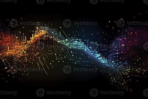 Abstract Technology Big Data Background Concept Artificial