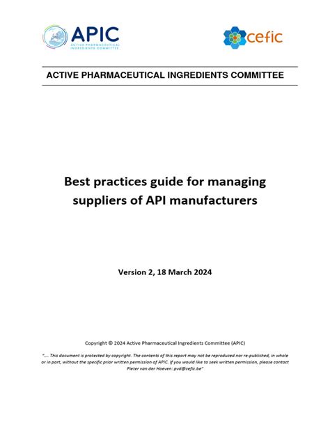 Apic Supplier Of Api Download Free Pdf Audit Risk