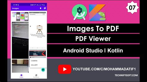Images To PDF | 07 PDF Viewer | Android Studio | Kotlin - YouTube