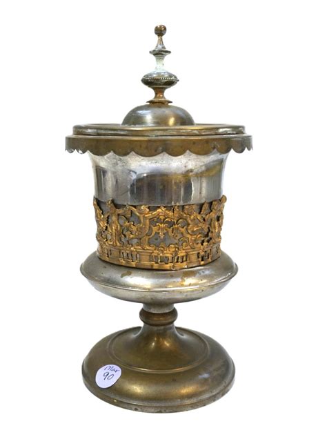 At Auction Antique 19th C Bronze Cassolette