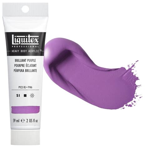 Liquitex Heavy Body Acrylic Brilliant Purple 2oz Tube Jerrys Artarama